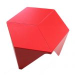 Modern Isamu Noguchi geometric chair stool prismatic Kido chair ...