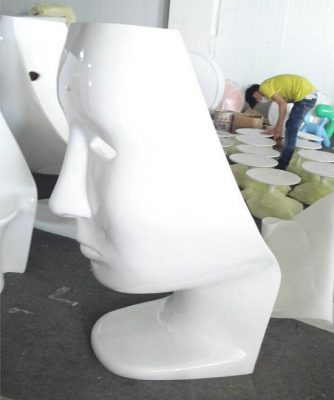 fashionable leisure stylish art nemo Magic face Fiberglass Mask chair ...