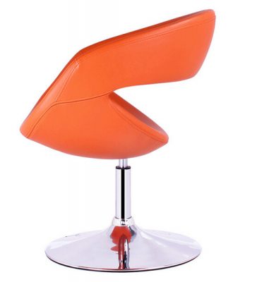 modern hole back swivel bar stool PU leisure office reception chair ...