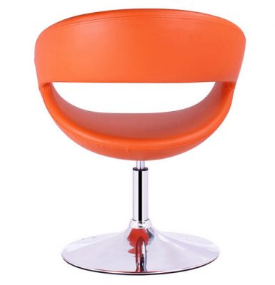 modern hole back swivel bar stool PU leisure office reception chair ...