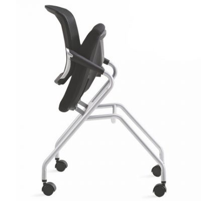 China Four Legs Office Conference Meeting Chair Training Room Folding ...