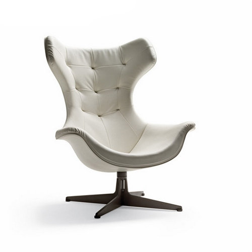 Modern wing back high back imola chair with relax replica boconcept ...